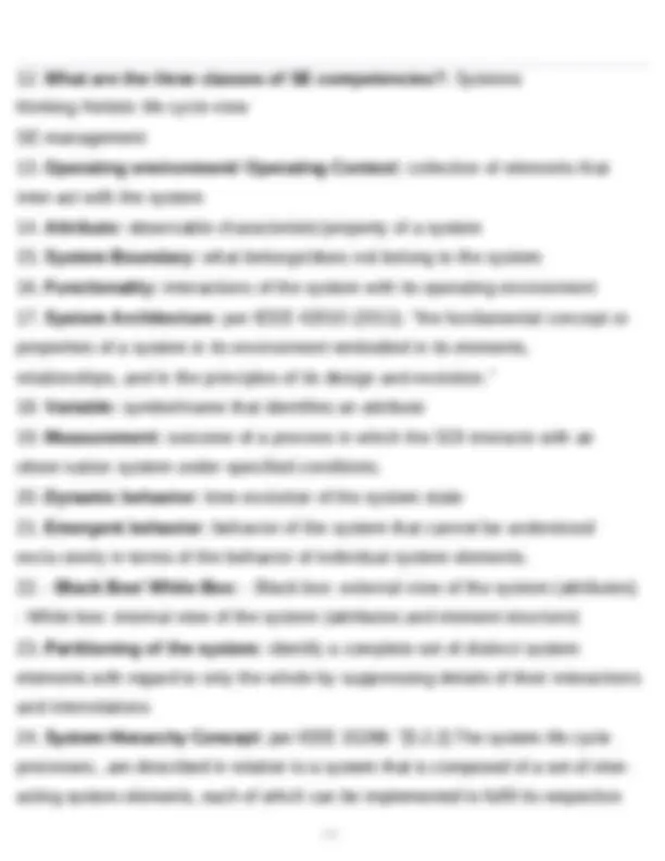 ASEP-CSEP Prep Questions (INCOSE) - I (SE Handbook Ch. 1-4) | Exams ...