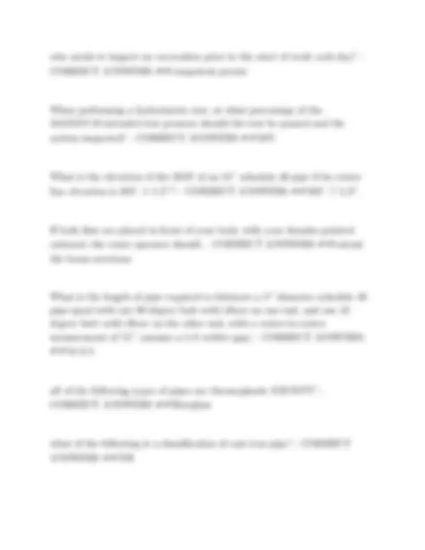 NCCER- Pipe Fitter test QUESTIONS WITH ANSWERS | Exams Construction ...