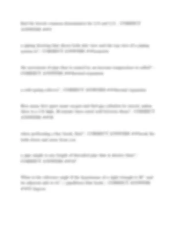 NCCER- Pipe Fitter test QUESTIONS WITH ANSWERS | Exams Construction ...