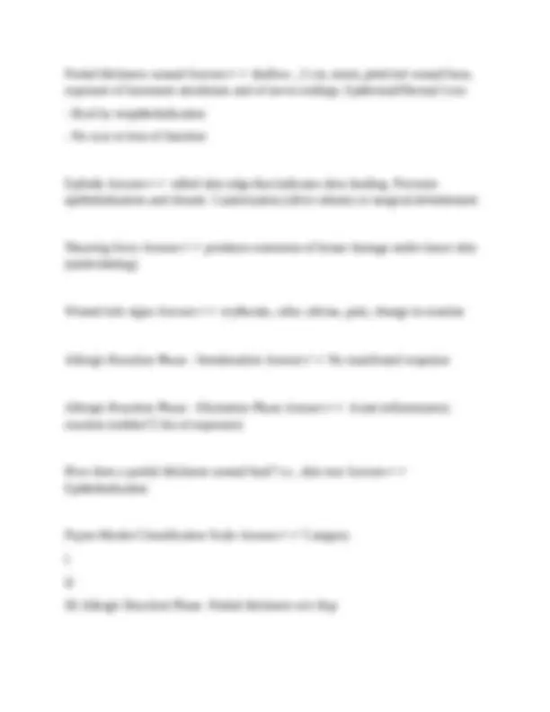 WOCN Wound Care RN Exam Prep questions with correct answers | Exams ...