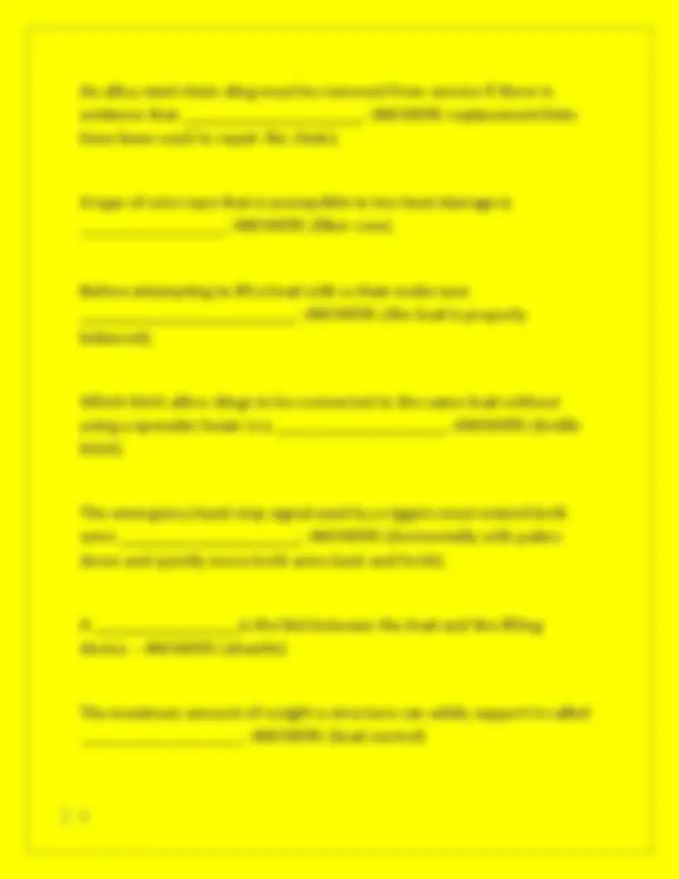 MODULE 6 NCCER INTO TO BASIC RIGGING QUESTIONS AND ANSWERS 2025 | Exams ...