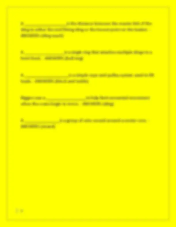 MODULE 6 NCCER INTO TO BASIC RIGGING QUESTIONS AND ANSWERS 2025 | Exams ...