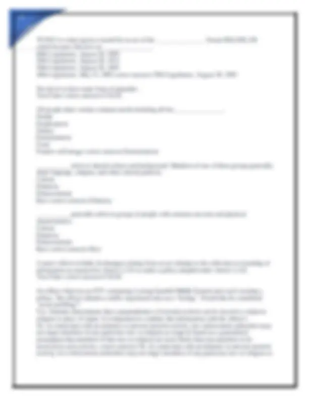 Basic Peace Officer Exam Questions and Answers | Exams Nursing | Docsity