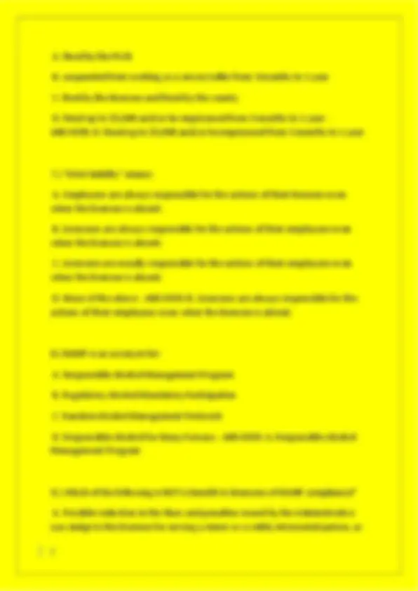 RAMP CERTIFICATION TEST QUESTIONS AND ANSWERS 2025 | Exams Business ...