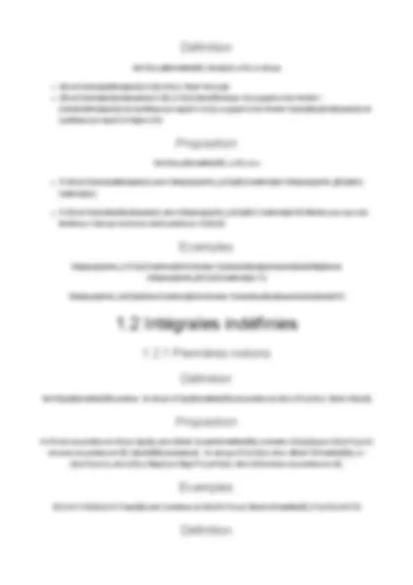 Bases du Calcul Intégral | Study notes Differential and Integral ...