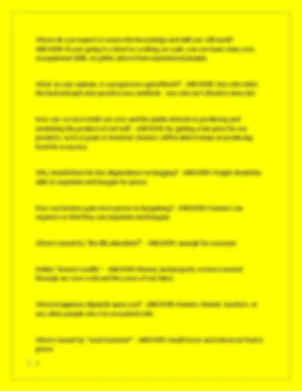 FFA Creed: Questions and Answers for Agricultural Studies | Exams ...