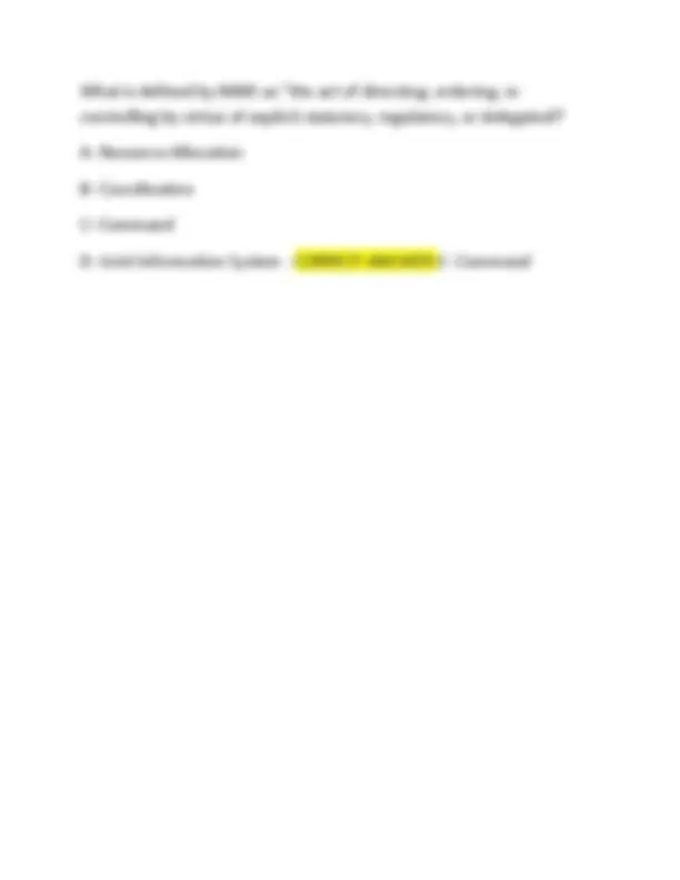 NIMS ICS 400 Test Questions and Answers: A Comprehensive Guide to ...