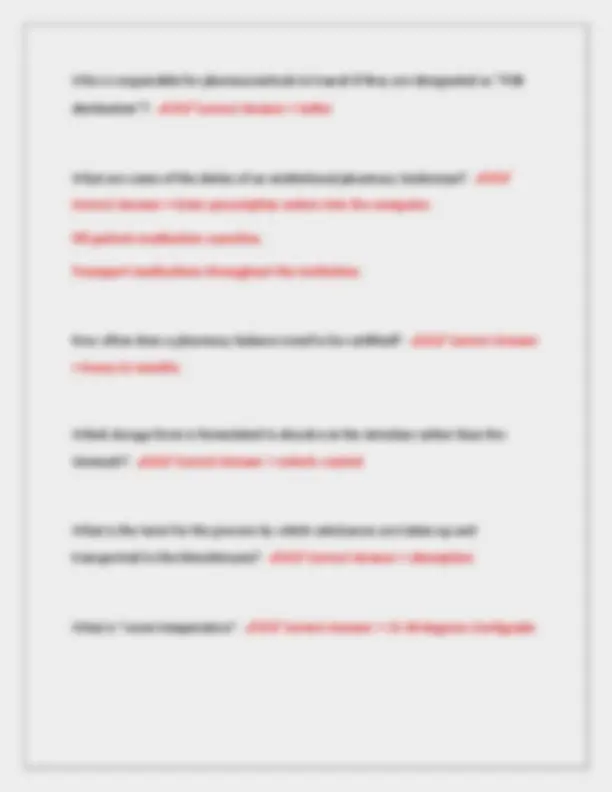 PTCB EXAM- PHARMACY TECHNICIAN CERTIFICATION BOARD EXAM BANK | 2025 ...