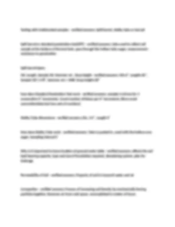 Site Investigation and Soil Testing: CMP 305 Examination Questions and ...