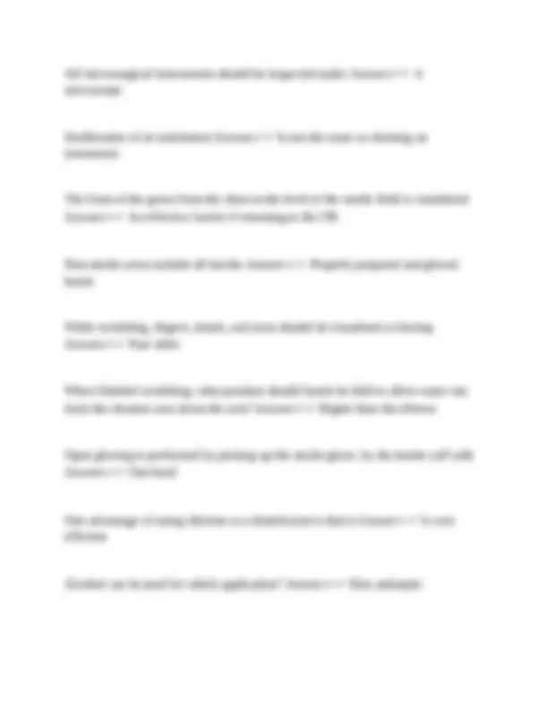 Ophthalmic Surgical Assistant Questions and Answers | Exams Nursing ...