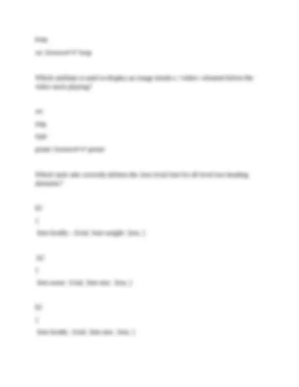 C777 Pre-Assessment questions with correct answers | Exams Web Design and Development | Docsity