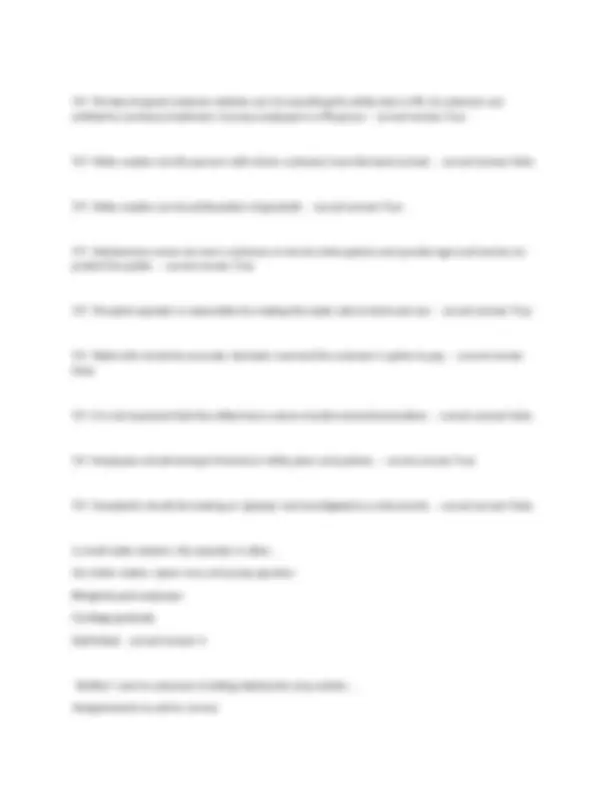 TCEQ: Class D Water Operator License Study Guide | Exams Nursing | Docsity