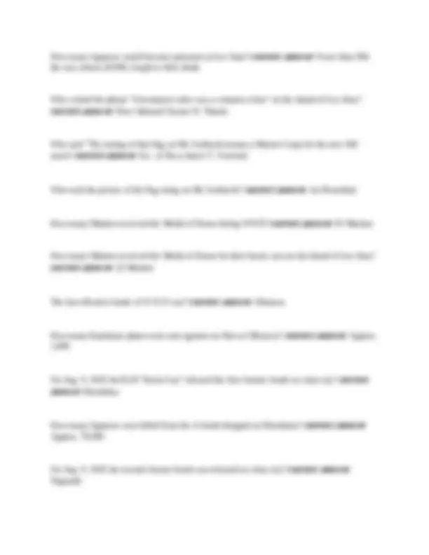 USMC Knowledge: History, Traditions, and Key Events | Exams Law | Docsity