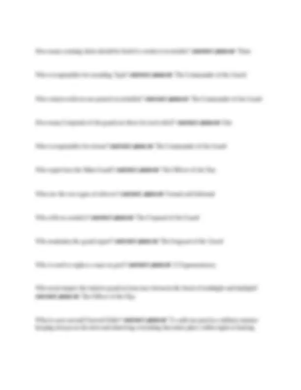 USMC Knowledge: History, Traditions, and Key Events | Exams Law | Docsity