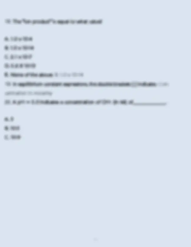 Biochemistry Module 2 Exam.pdf | Exams Nursing | Docsity