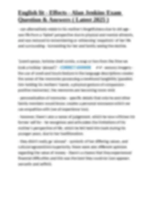 Analyzing Grief, Memory, and Family in Alan Jenkins' 'Effects' | Exams ...