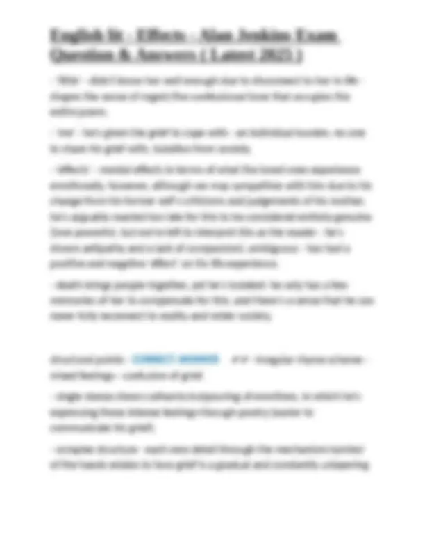 Analyzing Grief, Memory, and Family in Alan Jenkins' 'Effects' | Exams ...