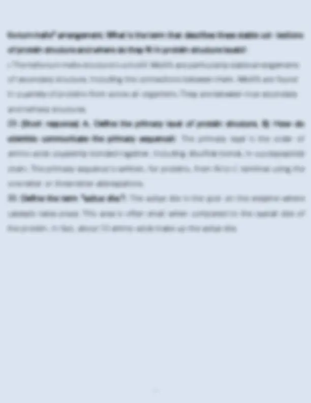 Biochemistry Module 3 Exam.pdf | Exams Nursing | Docsity