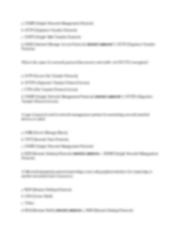 CompTIA Network+ Certification Exam N10-007 Practice Test 1: Questions ...