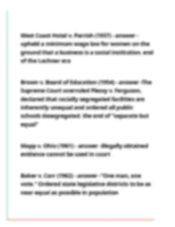 Civic Literacy: Landmark Supreme Court Cases and Their Impact | Exams ...