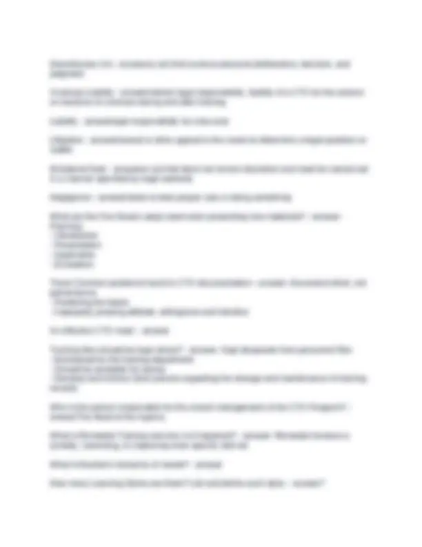 Communication Training Officer (CTO) Exam Guide: Training & Evaluation ...