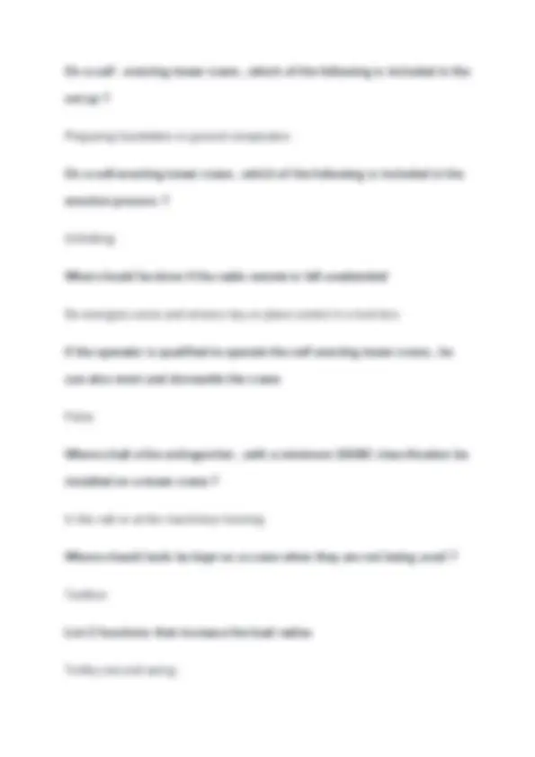 NCCCO tower exam study set with 100% verified solutions-personalized ...