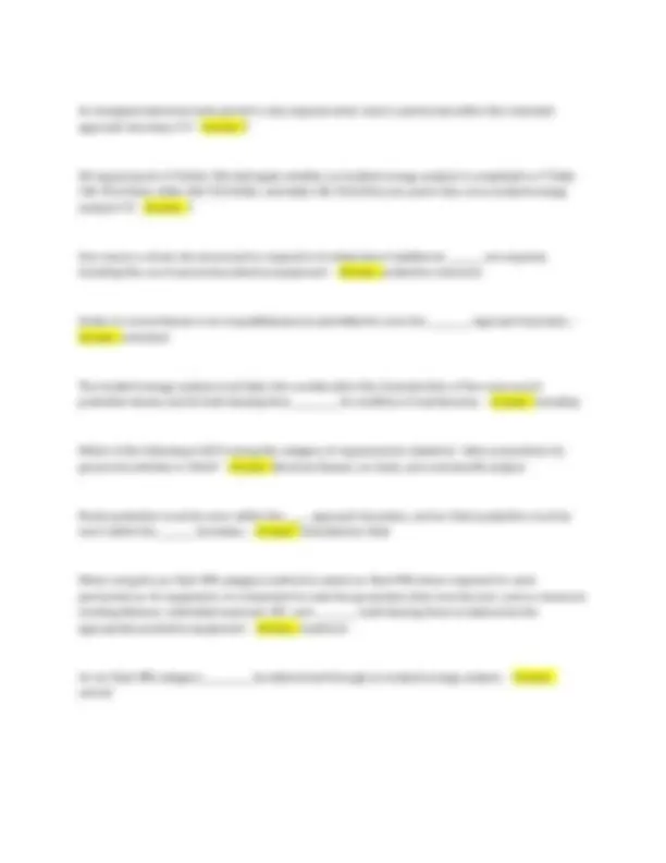 NFPA 70E II Midterm Exam Questions and Verified Solutions 100% Correct ...