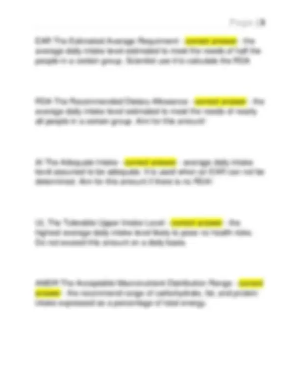 JERSEY COLLEGE NUTRITION MIDTERM REVIEW 2025| BRAND NEW ACTUAL EXAM ...