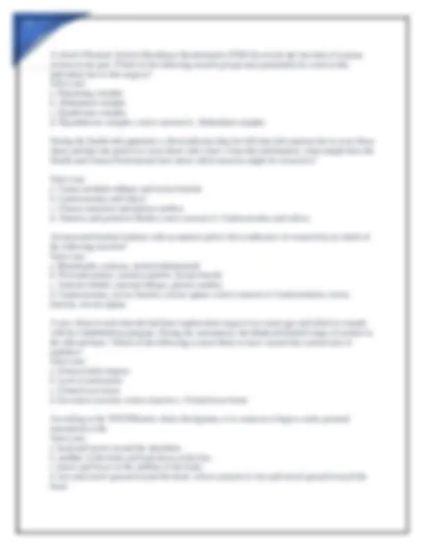 NASM CES Practice Test Questions and Answers 2024 | Exams Nursing | Docsity