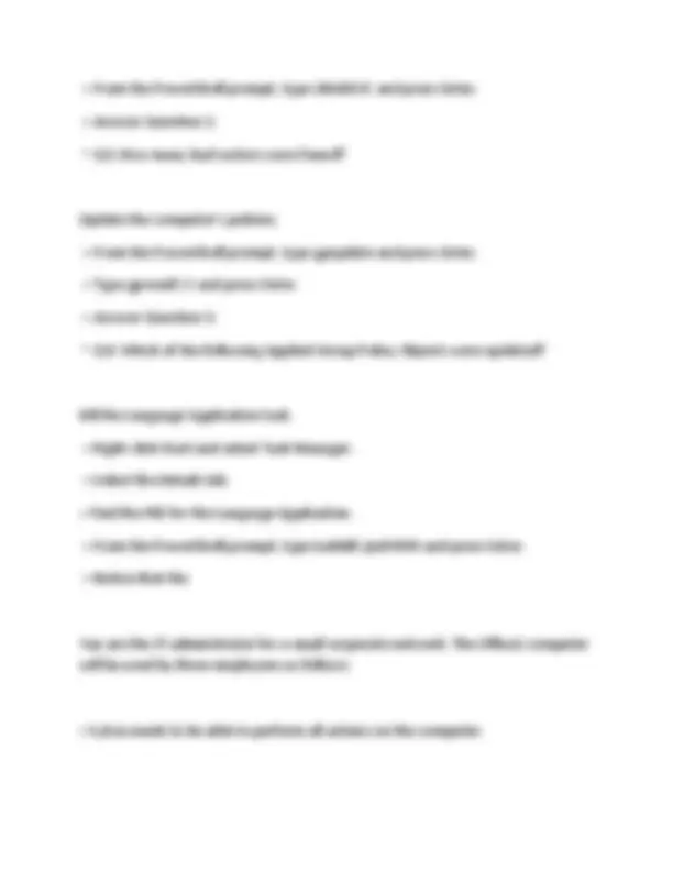 A.3 TESTOUT PC PRO CERTIFICATION PRACTICE EXAM QUESTIONS AND ANSWERS ...