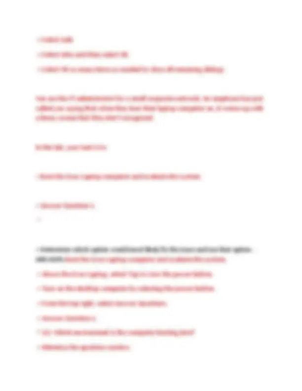 A.3 TESTOUT PC PRO CERTIFICATION PRACTICE EXAM QUESTIONS AND ANSWERS ...