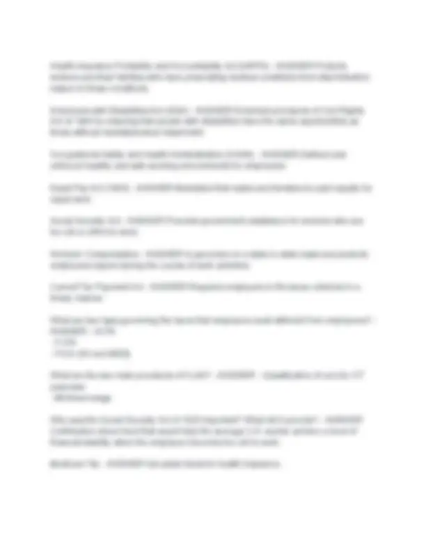 PAYROLL ACCOUNTING CH 1 EXAM QUESTIONS AND ANSWERS 100% CORRECT ...