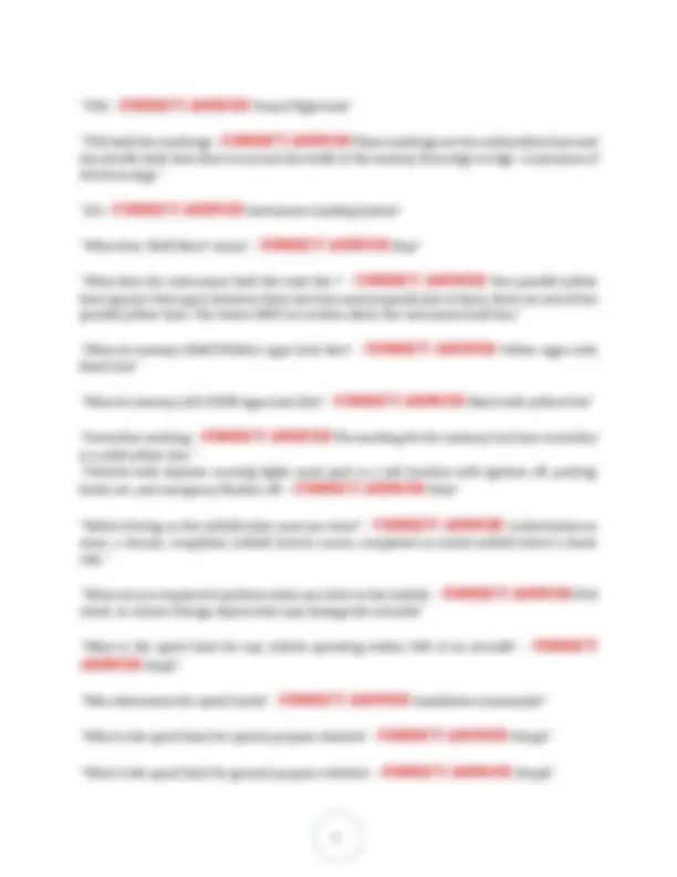 ATC AIRSPACE QUESTIONS AND ANSWERS | Exams Control Systems | Docsity