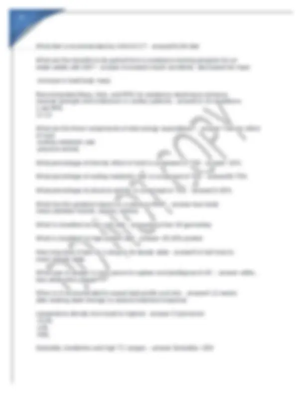 CCRP AACVPR Exam Guide: Cardiac Rehab 2023 | Exams Nursing | Docsity