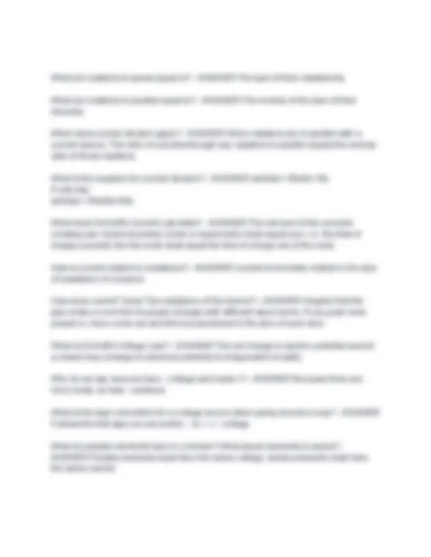 INTRO TO ELECTRICAL ENGINEERING - TEST 1 QUESTIONS AND ANSWERS 100% ...