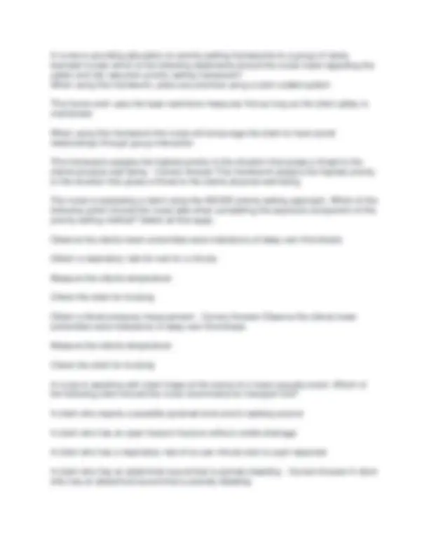 EXAM 1 NURS 300 Clinical Judgement & Priority Setting Frameworks, NURS ...