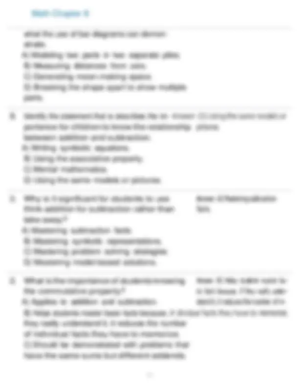 Math Chapter 8: Understanding Mathematical Concepts Through Contextual ...