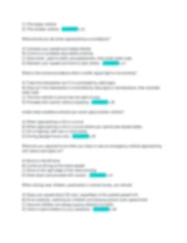 California DMV Test 2025 Question And Answer | Exams European Computer ...