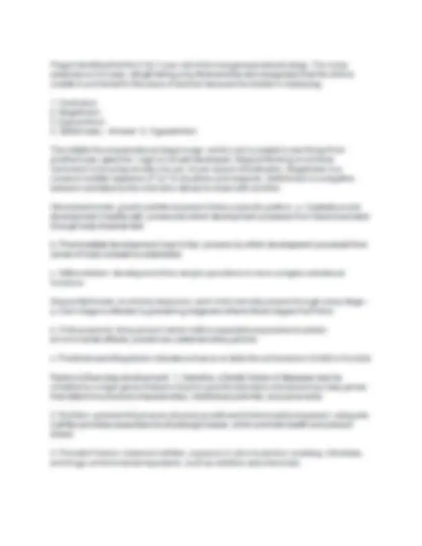 Maternal Child-Growth & Development Exam Questions and Correct Answers ...