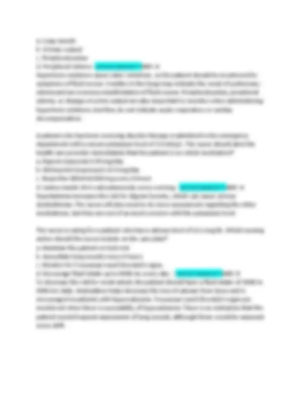 Chapter 16: Fluid, Electrolyte, and Acid-Base Imbalances Lewis: Medical ...