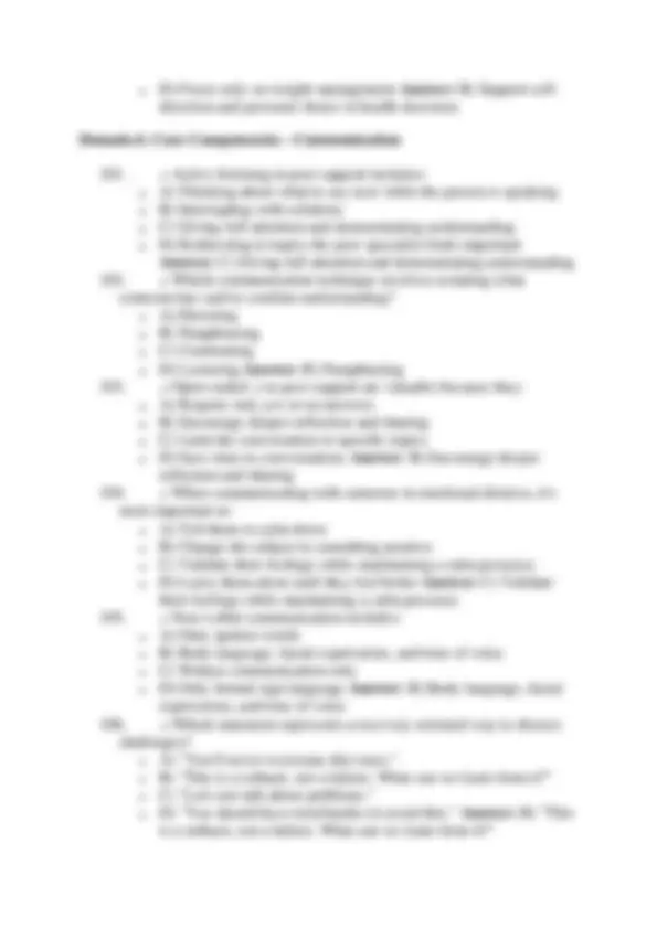 CALMHSA PEER SUPPORT CERTIFICATION PRACTICE EXAM QUESTIONS WITH ...