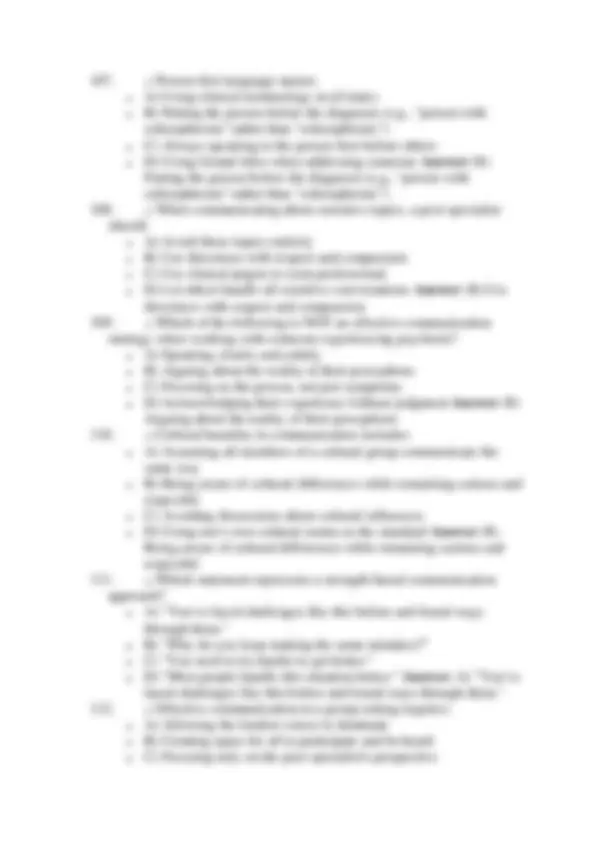 CALMHSA PEER SUPPORT CERTIFICATION PRACTICE EXAM QUESTIONS WITH ...