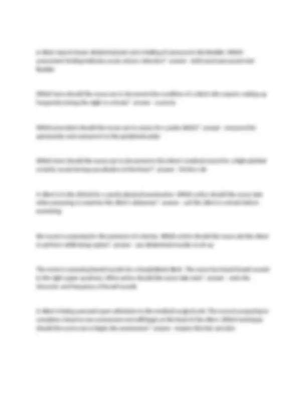 Physical Assessment Exam 2 Questions and Correct Answers | Exams ...