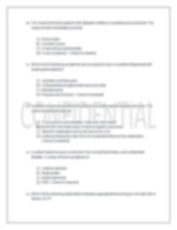 Nursing 320 Final Exam Questions with Complete Solutions Guaranteed A+ ...