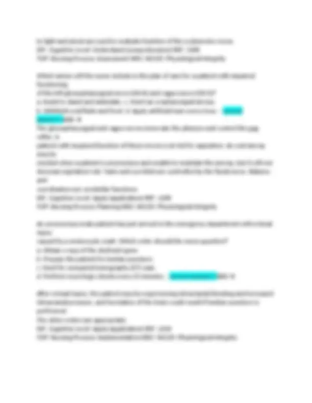 Chapter 55: Assessment of Nervous System Lewis: Medical-Surgical ...