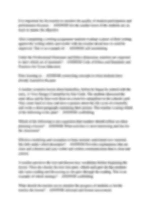 T-TESS Exam Questions and Answers: A Guide for Texas Teachers | Exams ...
