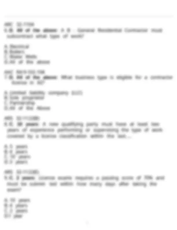 Az ROC Trade Exam B-3 License UPDATED Exam Questions and CORRECT ...