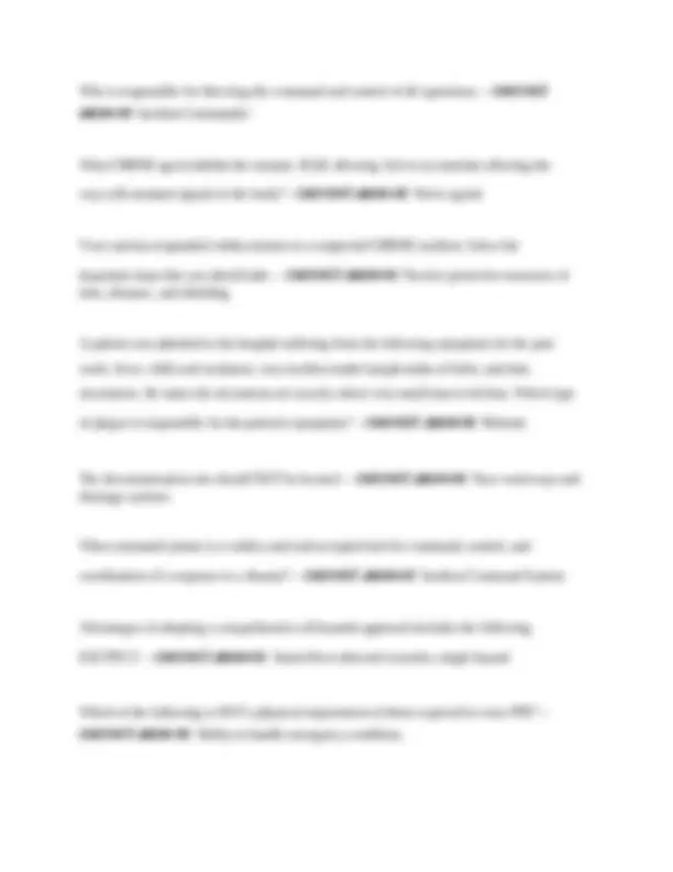 Emergency Preparedness Response Course (EPRC) - Clinician 8 hr ...