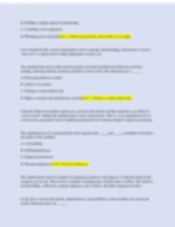 NAB Exam - NHA LOS Practice Exam 1 2024-2025 updated Questions And ...