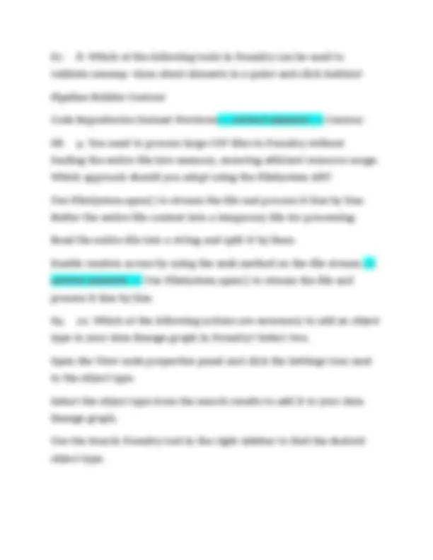 Palantir Data Engineering Certification Exam Questions with complete ...